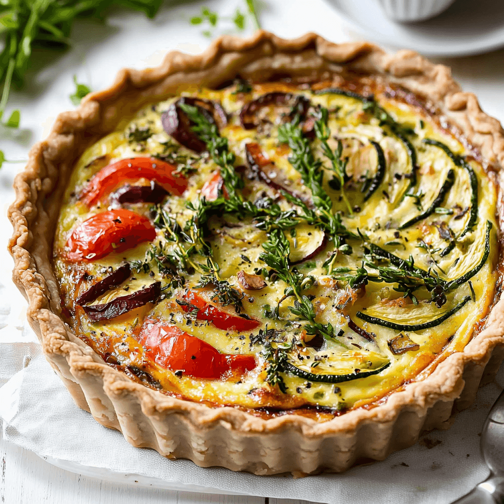 Spring Vegetable Quiche