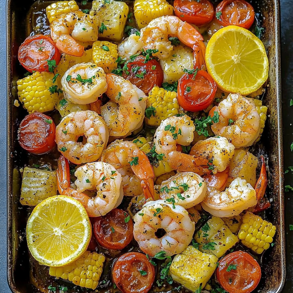 Sheet Pan Shrimp Boil