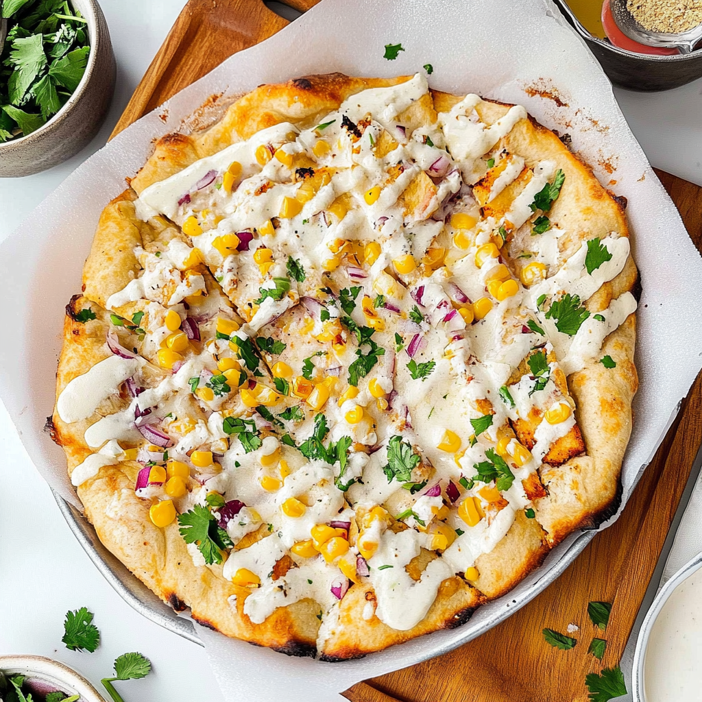 Mexican Street Corn Flatbread