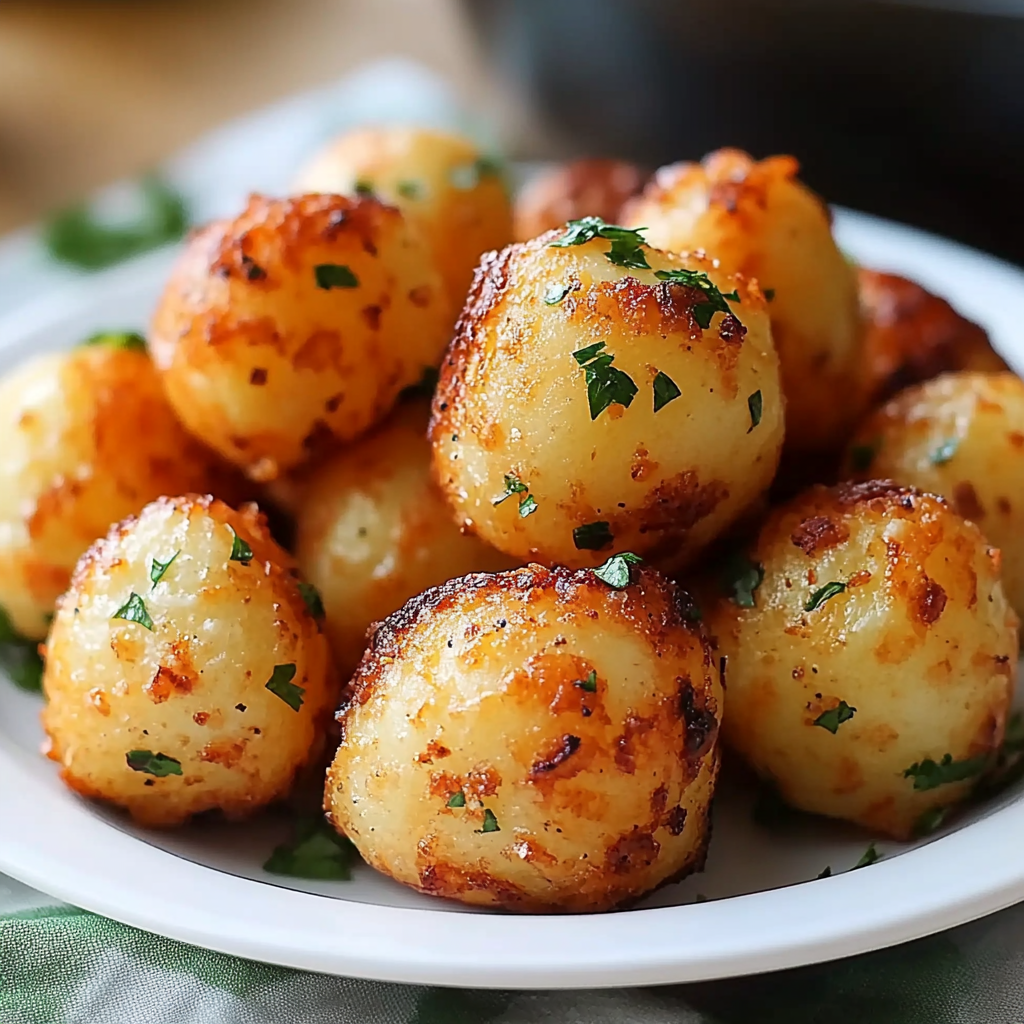 Garlic Potato Pops